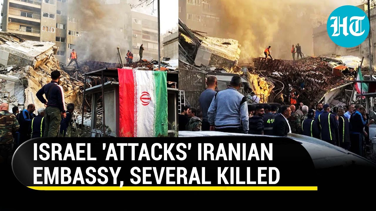 Deadly 'Israeli Strikes' On Iranian Embassy In Syria; Top IRGC ...