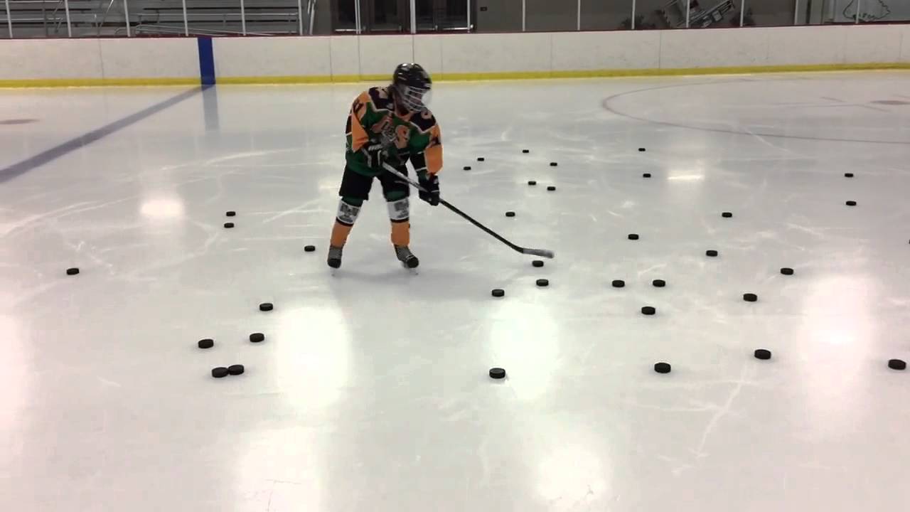 Barrett hall. Patric Kane stick handling challenge - YouTube