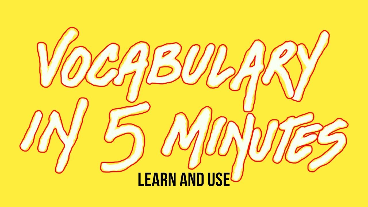 learn-english-vocabulary-in-5-minutes-youtube