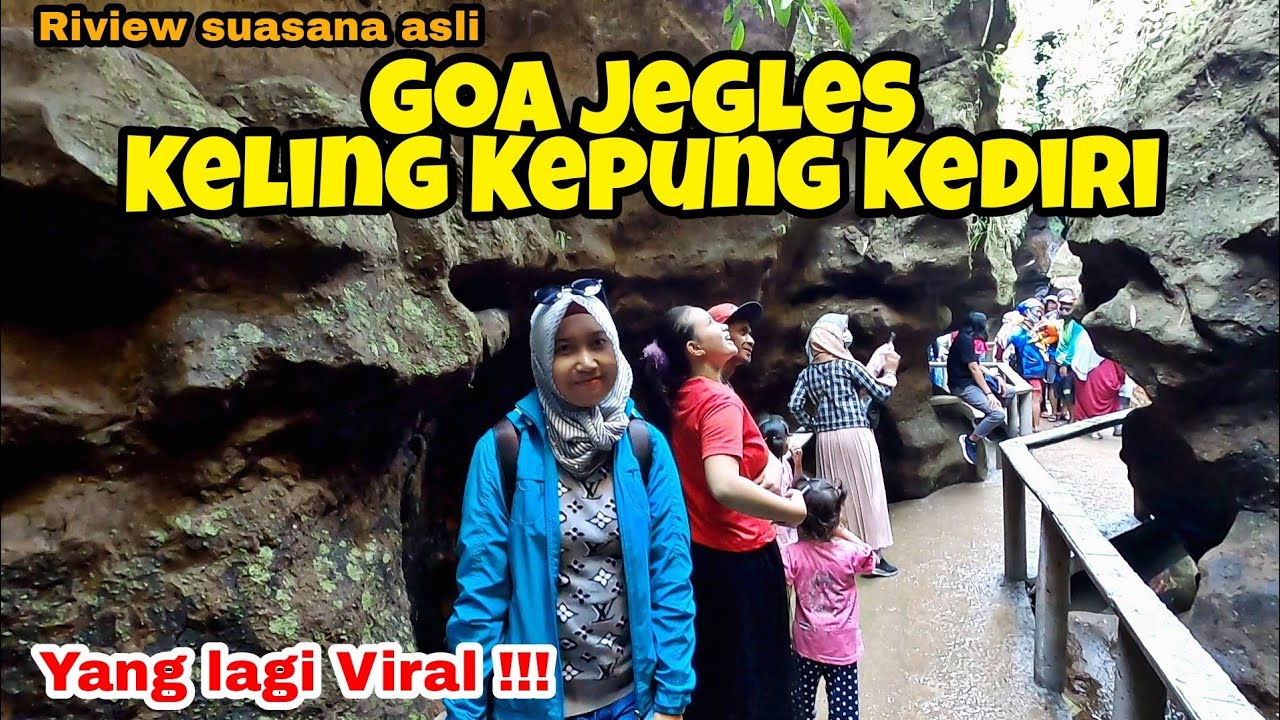 Suasana dan situasi Asli (GOA PURBA) Goa Jegles Keling Kepung kediri ...