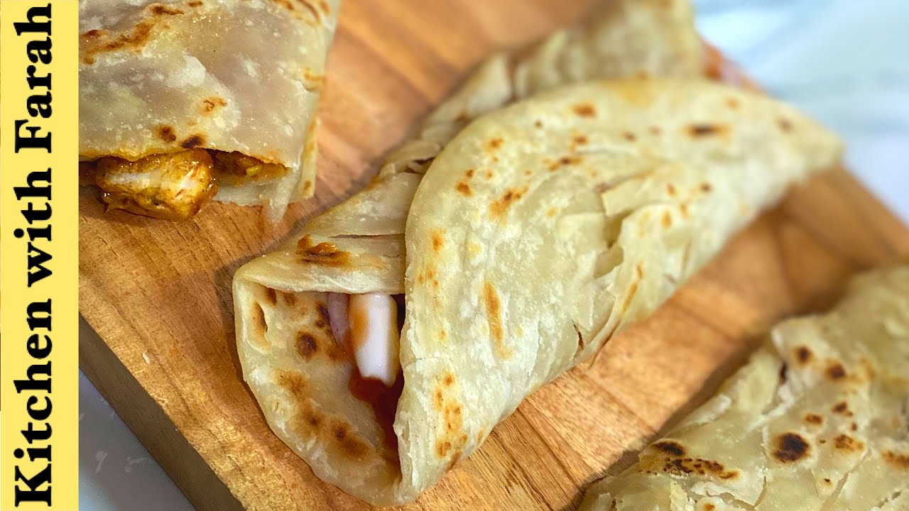 Chicken Paratha Roll Recipe | quick And Easy Recipe Of Chicken Paratha ...