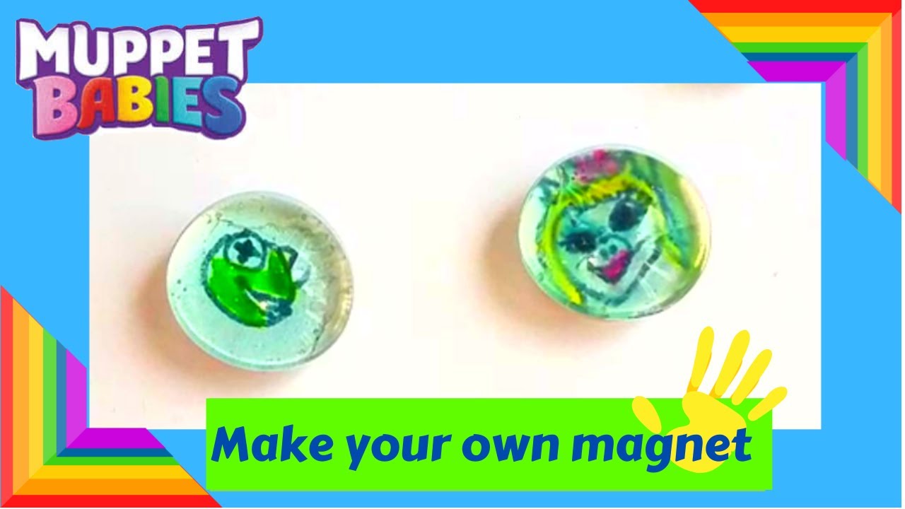 Muppet Babies Magnets Craft For Kids - YouTube