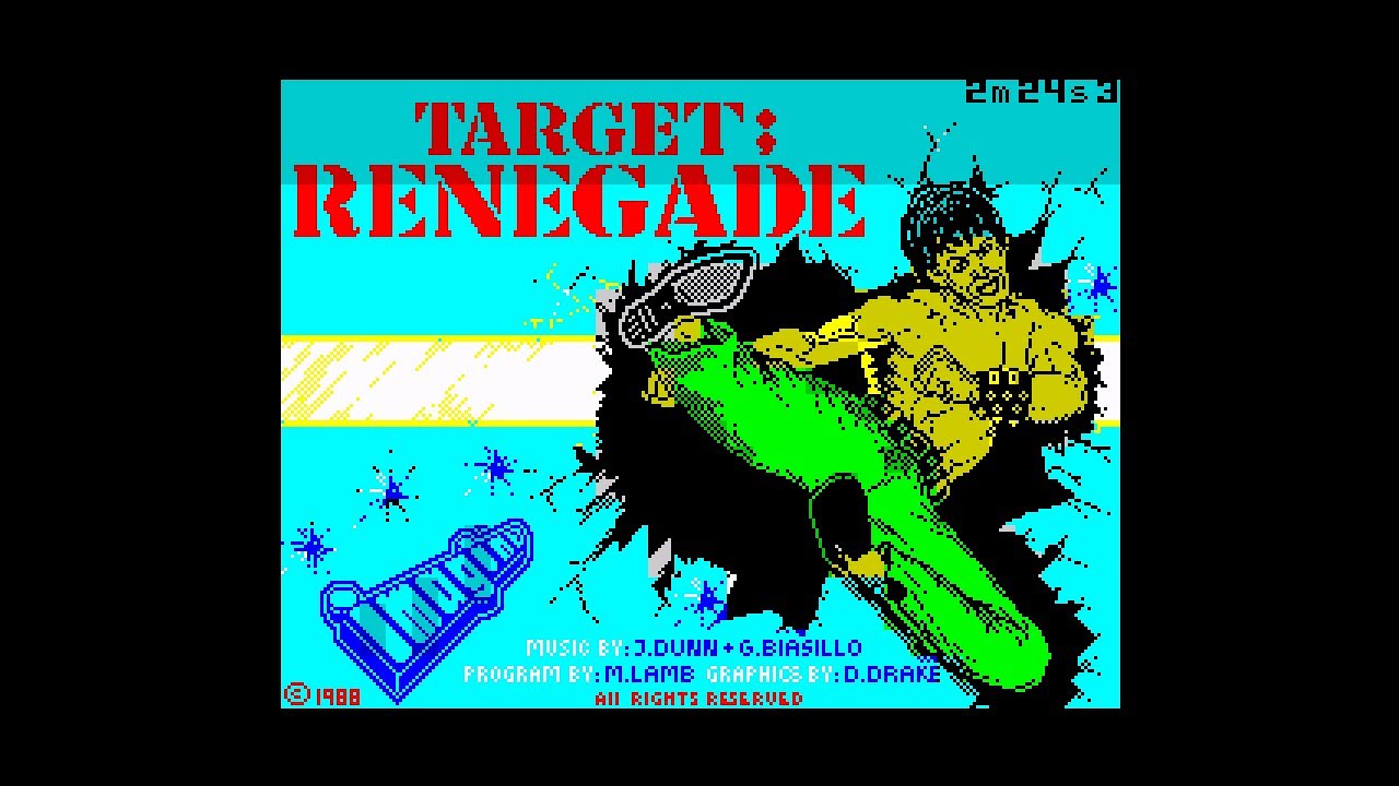 Target: Renegade. ZX Spectrum. Прохождение - YouTube