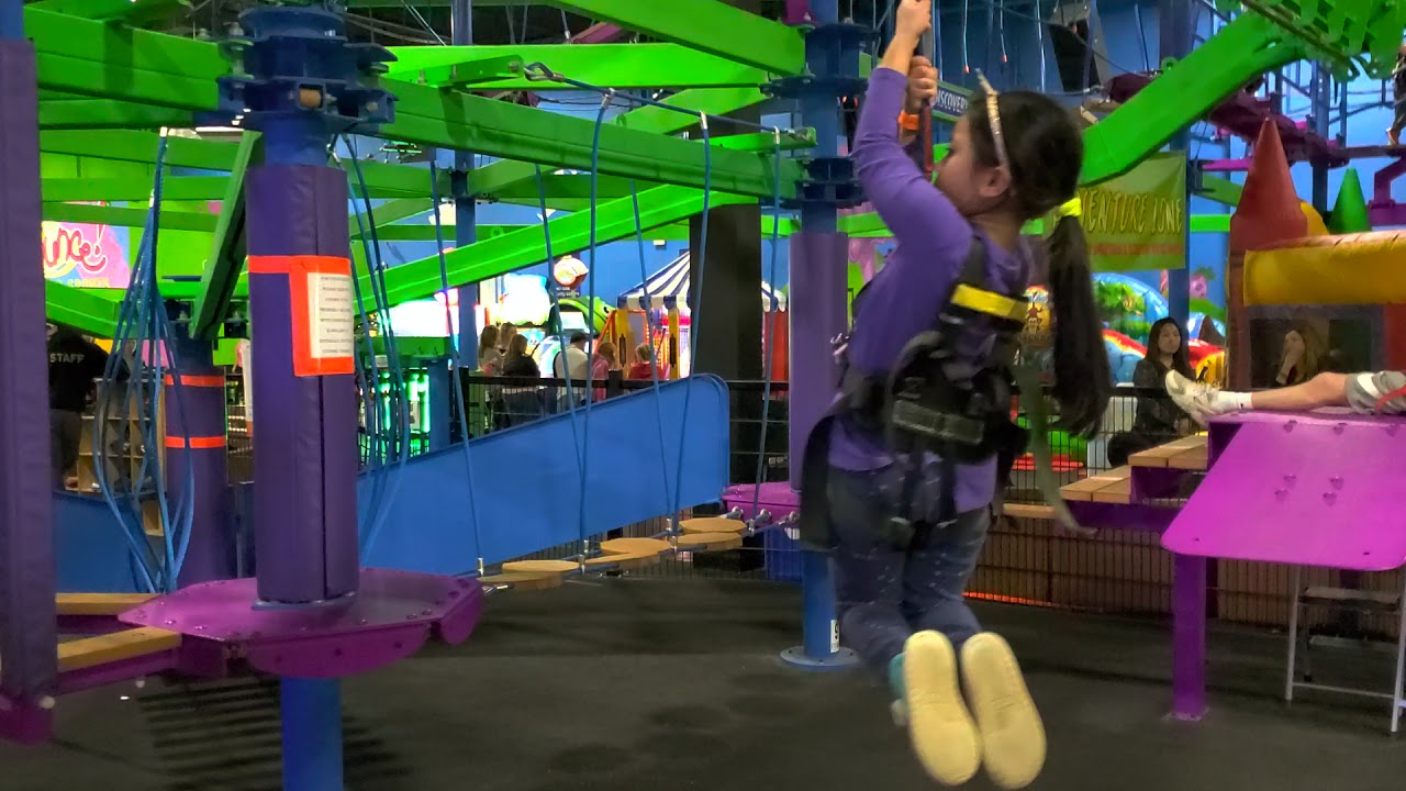 Mini Zip line - YouTube