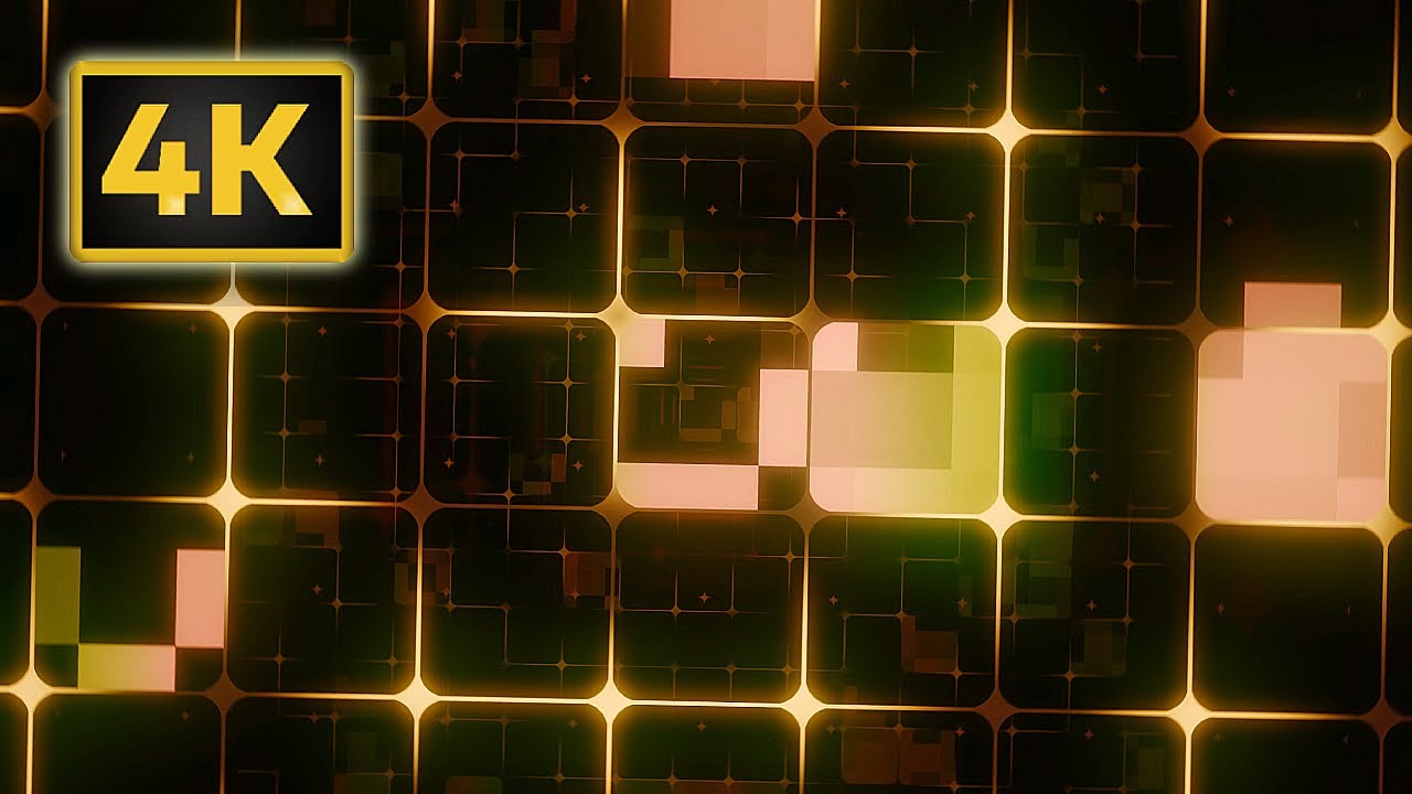 4K BACKGROUNDS Colorful Loop Defragmented CUBES Orange Screensaver No ...