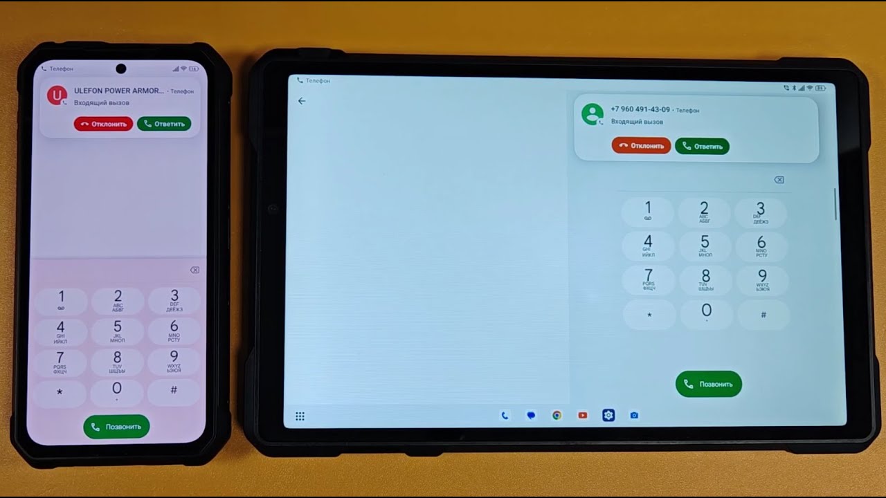 BIG VS TABLET INCOMING CALL TANK PAD VS SHARK 3 - YouTube