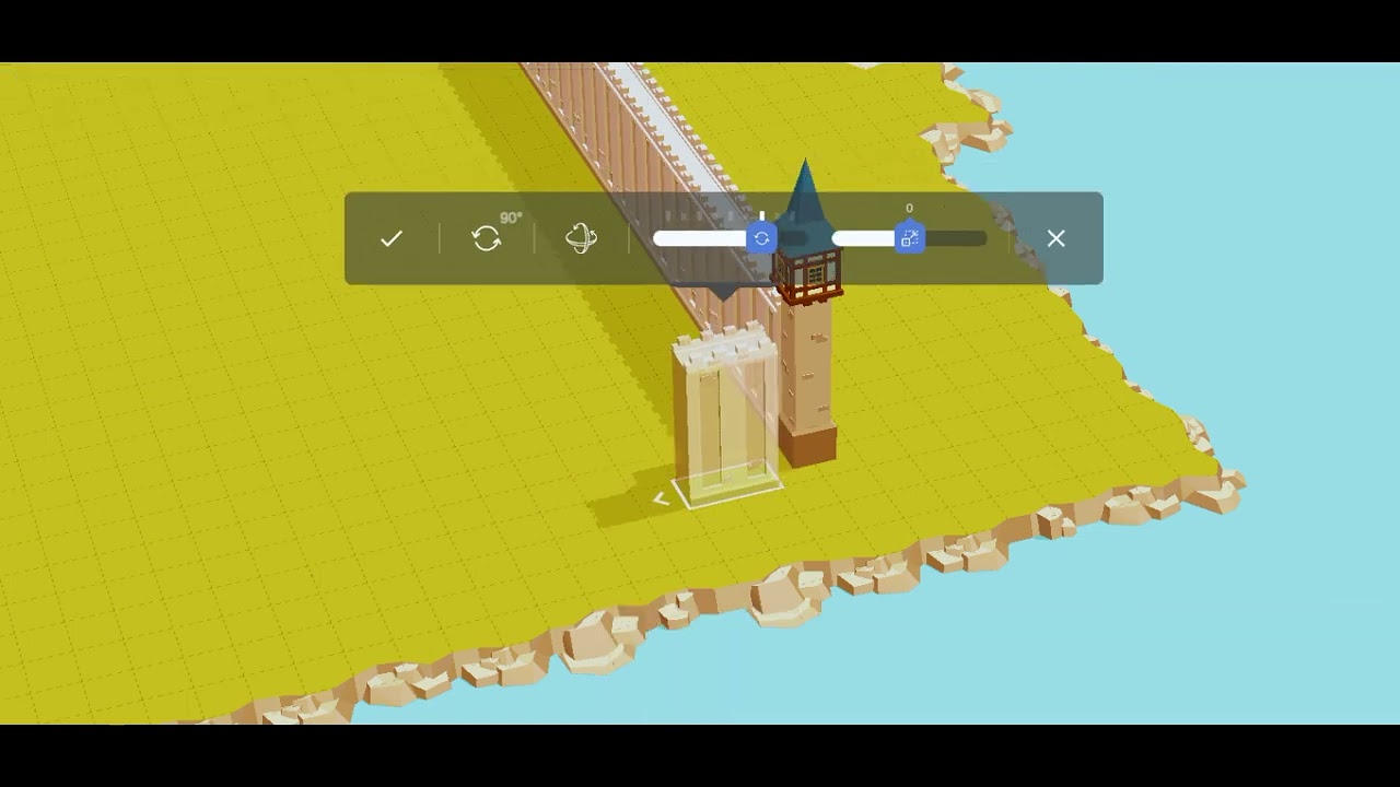 Pocket build gameplay making wall😃😃 - YouTube