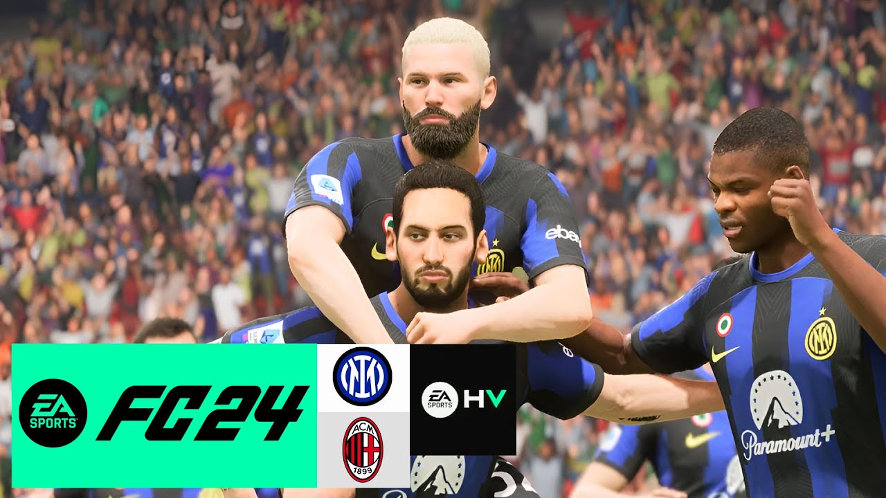 EA SPORTS FC 24 Realistic MOD - Inter Milan vs AC Milan (PC Gameplay ...
