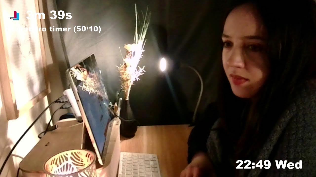 2 HOURS REAL TIME STUDY WITH ME - pomodoro 50/10 [ with talks during breaks] coworking ambience👨 ...