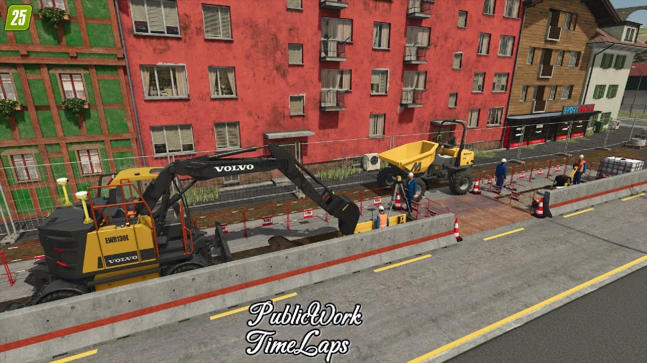 👷 Trench excavation for VOLVO EWR130E MECALAC_TA9S and MERCEDES BENZ ...