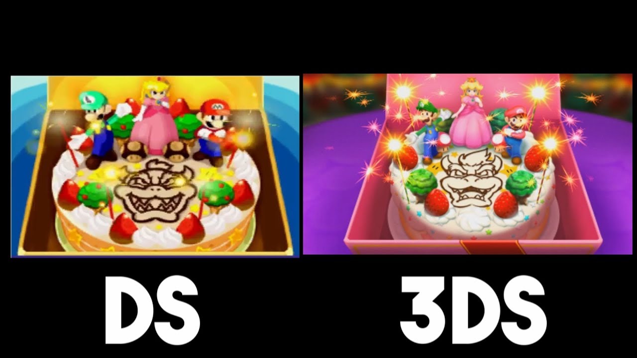 Mario & Luigi: Bowser's Inside Story 3DS vs. DS - Ending Comparison ...