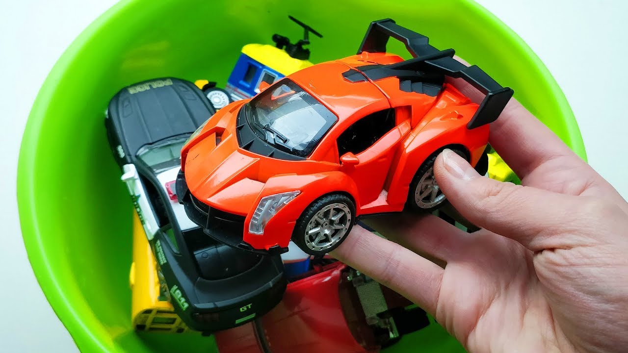 Learn Colors With Cars Toys For Kids Vehicles Educational Video / Color ...