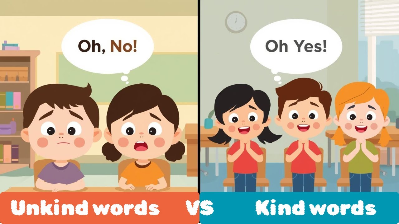 🎶 Kind Words vs Unkind Words | Friendship Sing-Along Song for Kids 🎶 ...