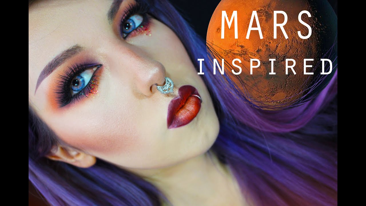 MARS inspired Makeup Tutorial - YouTube