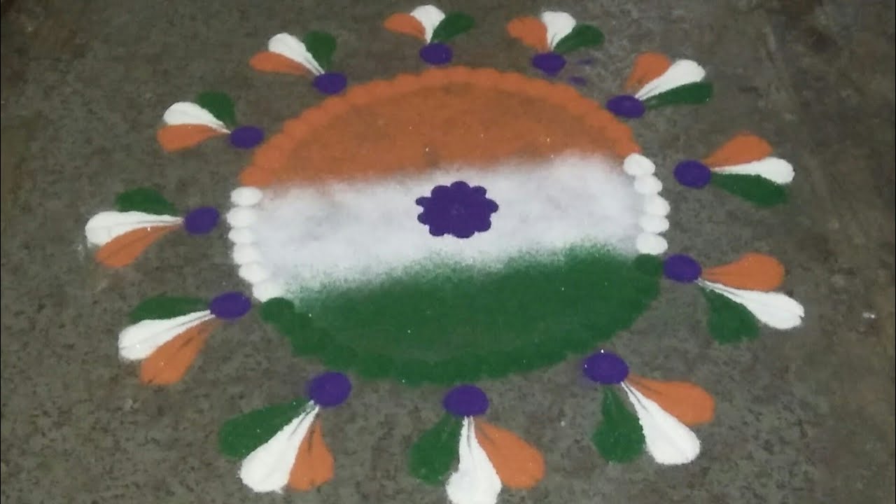 TOP BEAUTIFUL INDEPENDENCE DAY SPECIAL RANGOLI DESIGN| 26 JANUARY ...