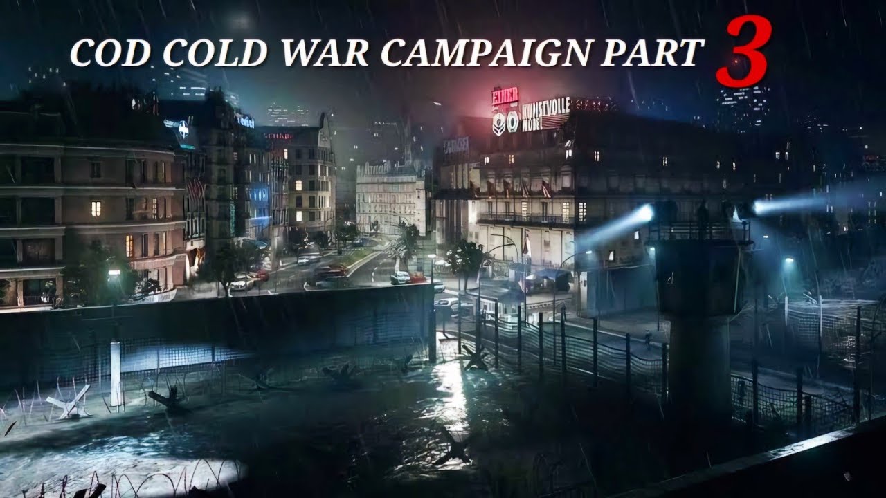 Call of duty black ops cold war campaign part 3 || Brick in the wall ...