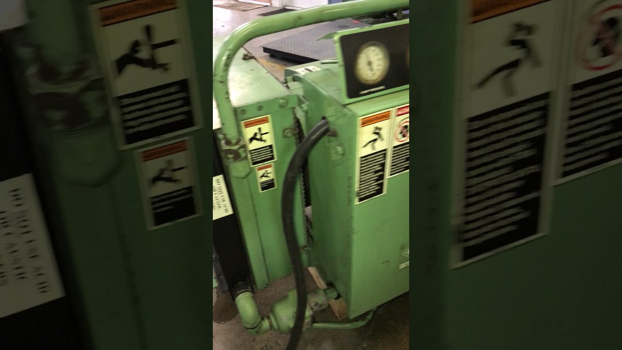 25HP SULLAIR ROTARY SCREW AIR COMPRESSOR. MODEL 10 B-25 ACAC - YouTube