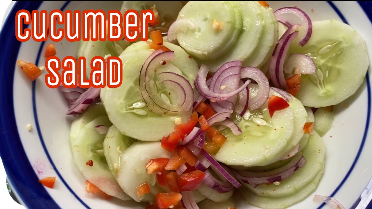 Cucumber Salad//Ensaladang Pipino - YouTube