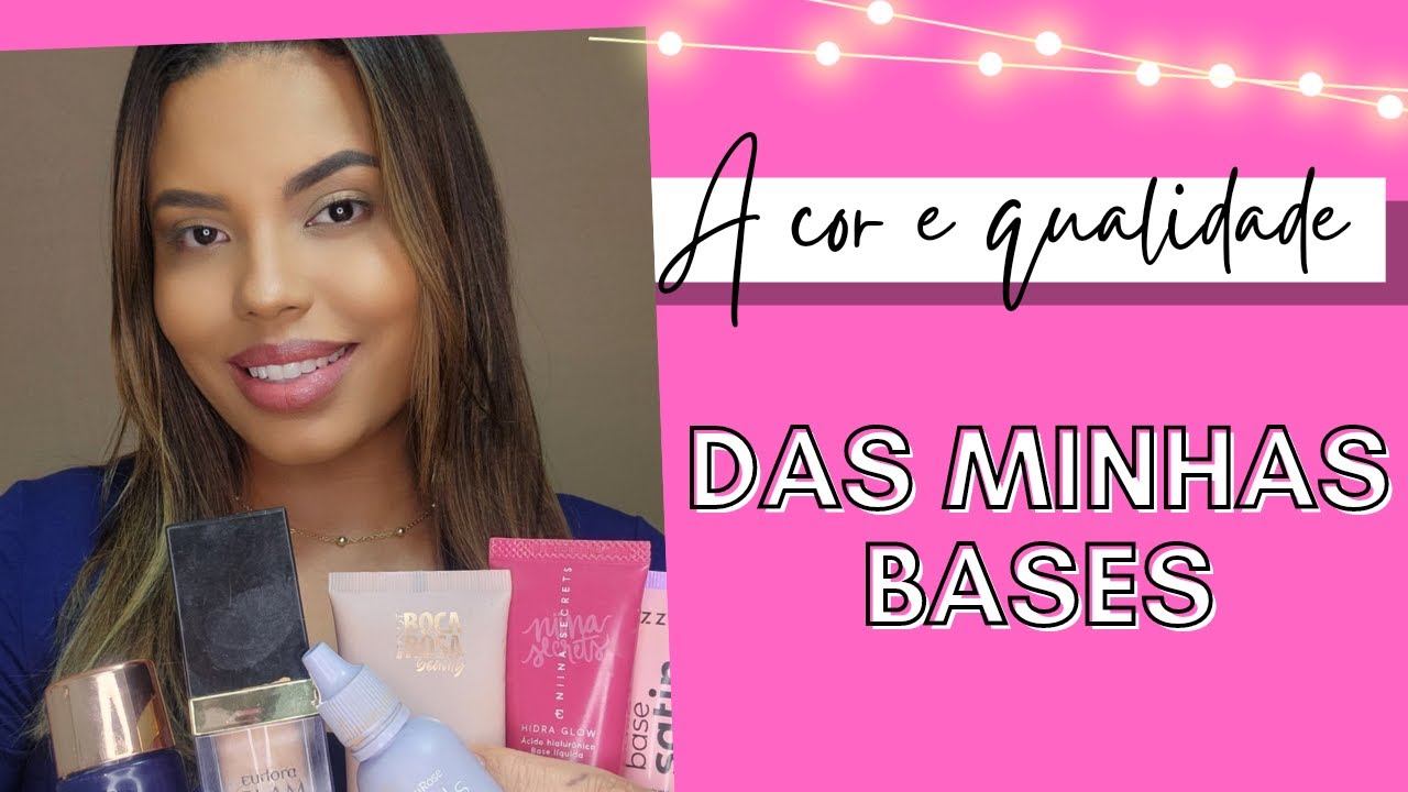 COR DAS MINHAS BASES DO MOMENTO - POR DENISE MONTEIRO - YouTube