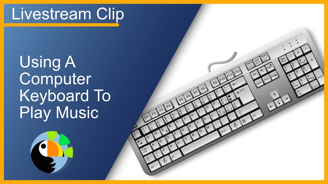 Using A Computer Keyboard To Play Music - YouTube