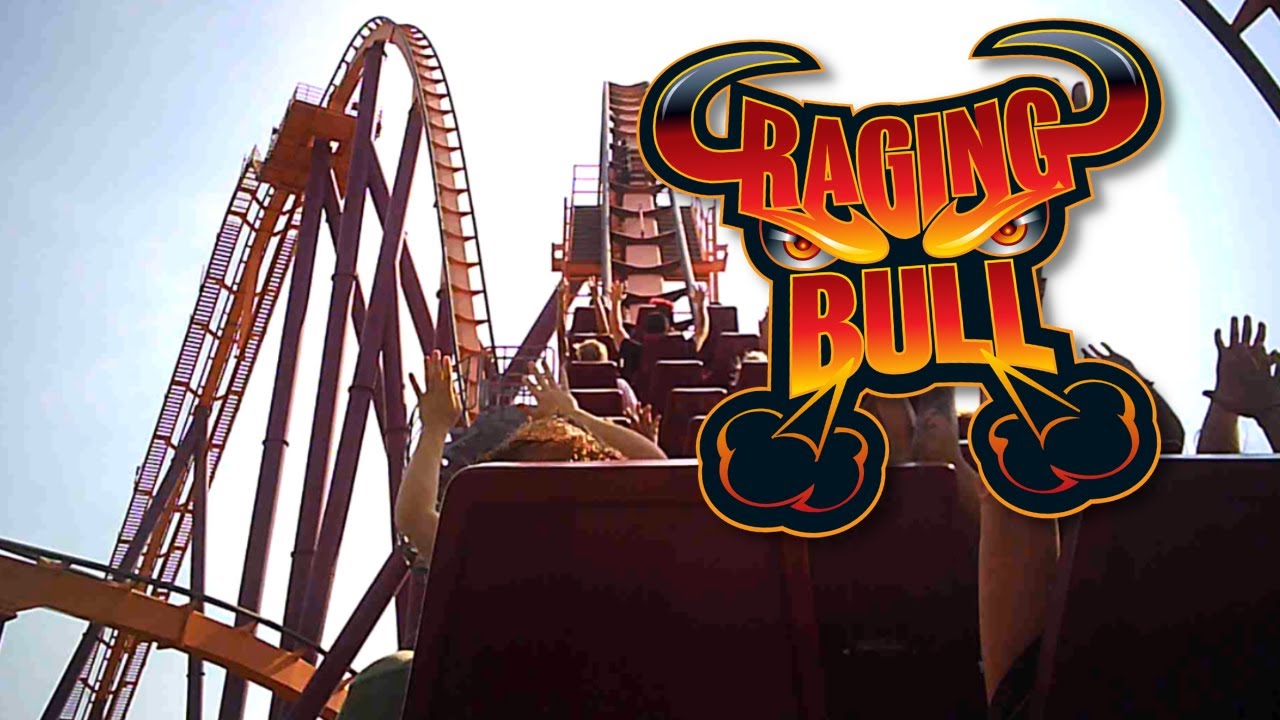 Raging Bull Six Flags Great America POV Hyper Roller Coaster Ride ...