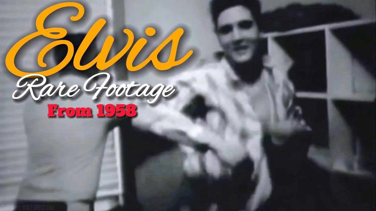 Elvis rare footage, young Elvis | Elvis Presley rare moments 1958 # ...
