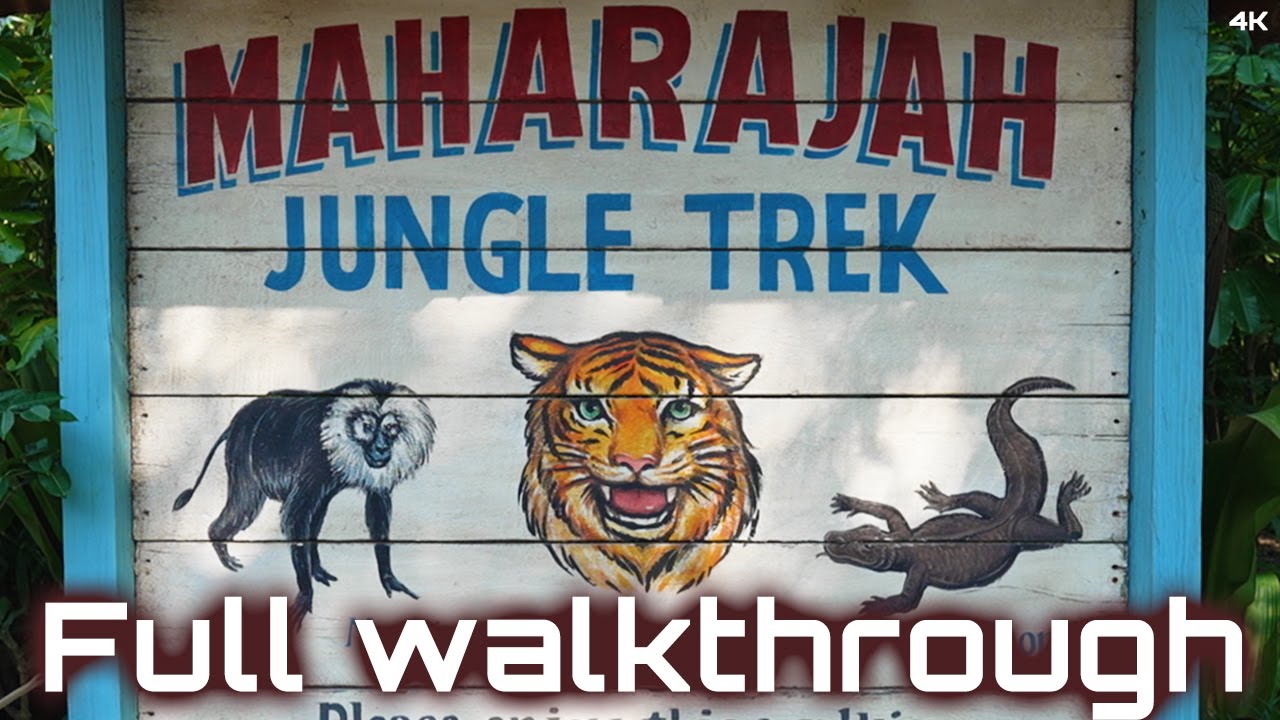 Disney's Animal Kingdom | Maharajah Jungle Trek walkthrough | Walt ...