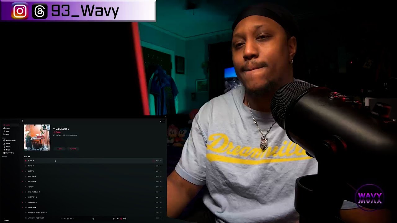 J.Cole - The Fall Off part 2 - Disc 39 - WAVY Album Reactions - YouTube