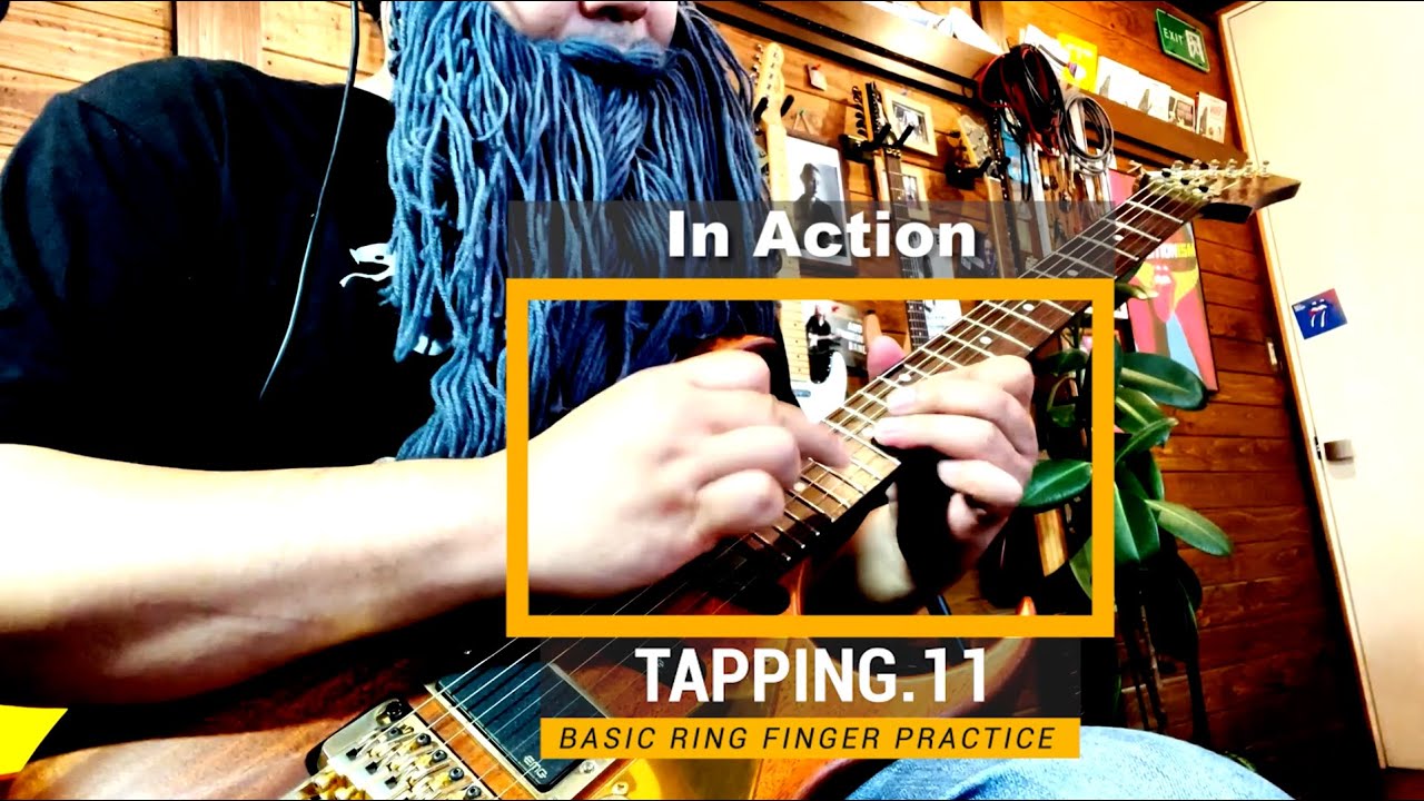 Part.4【HOW TO】Reb Beach Tapping Technique / Guitar Viking AL - YouTube