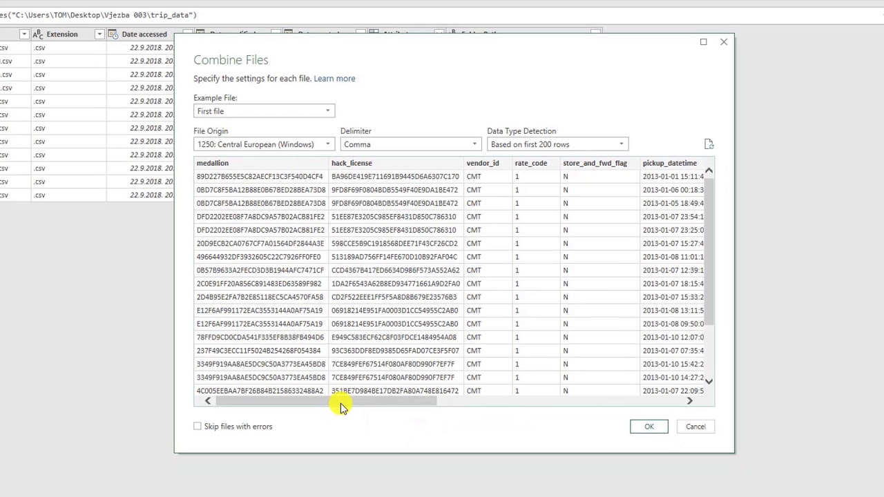 Učitavanja .csv datoteka putem Excel 2016 Power Query - YouTube