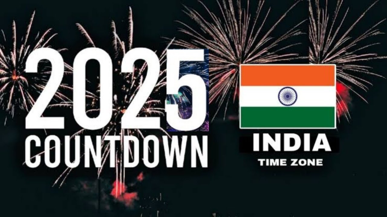 India 2025 New Year Countdown New Delhi IST | Happy New Year Countdown ...