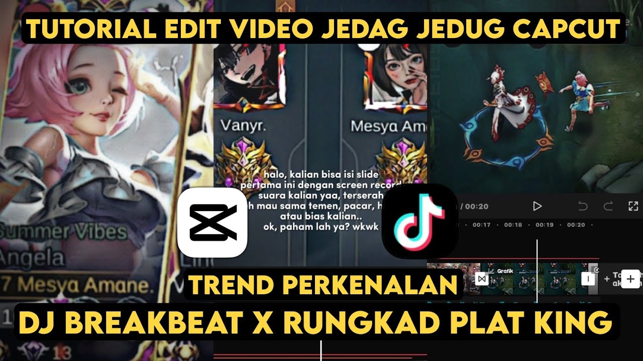 TUTORIAL EDIT VIDEO JEDAG JEDUG CAPCUT PERKENALAN HELLO EVERYONE... DJ ...