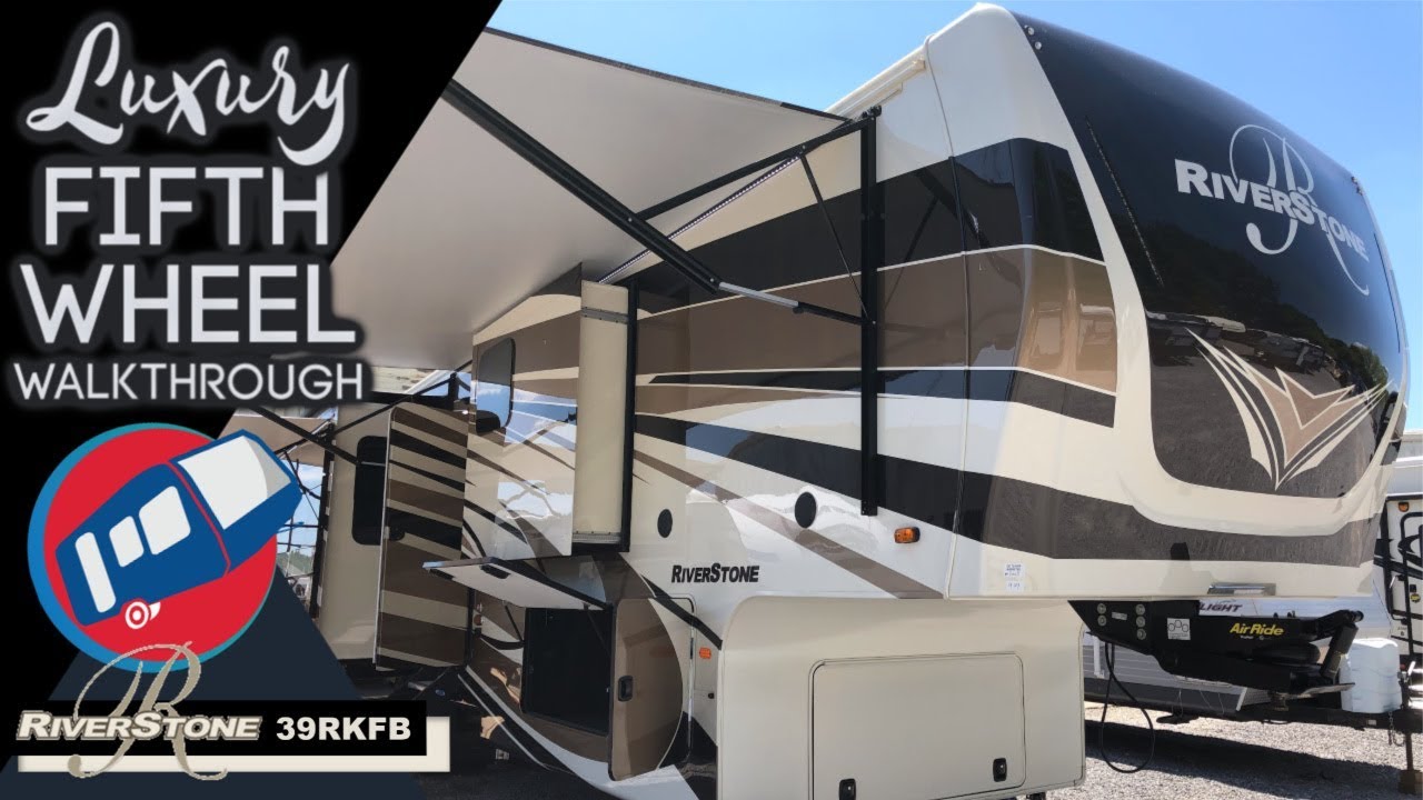 NEW 2019 Riverstone 39RKFB Luxury Fifth Wheel RV Walkthrough - YouTube