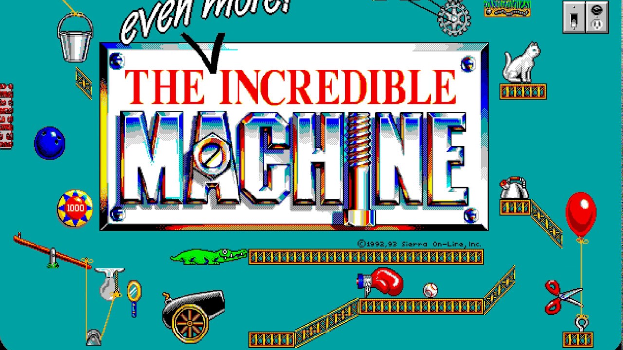 [4k] The incredible Machine - An MS DOS Classic - YouTube