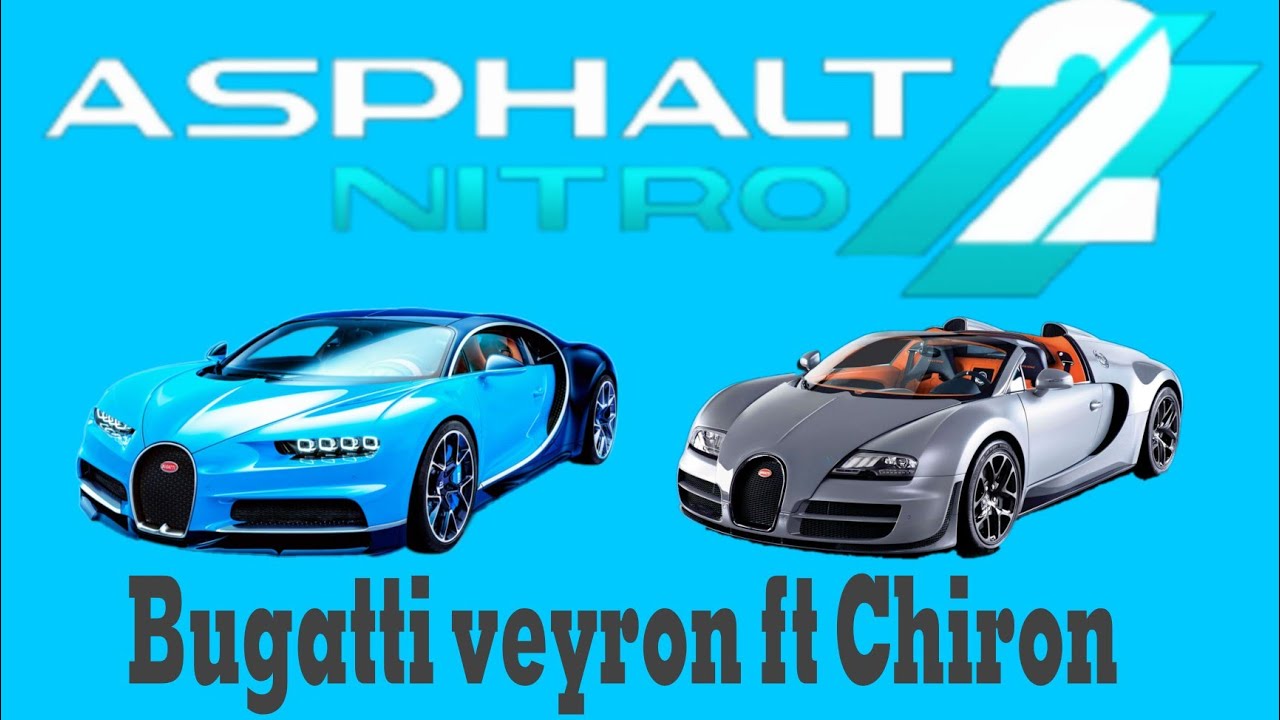 فرق بين asphalt nitro & asphalt nitro 2 مقارنة Bugatti - YouTube
