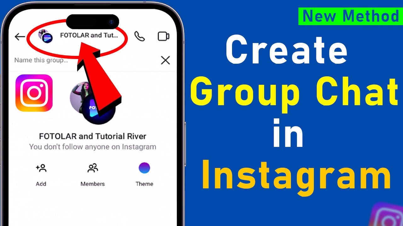 How to Create a group chat in Instagram 2025 | Make a Instagram Group ...