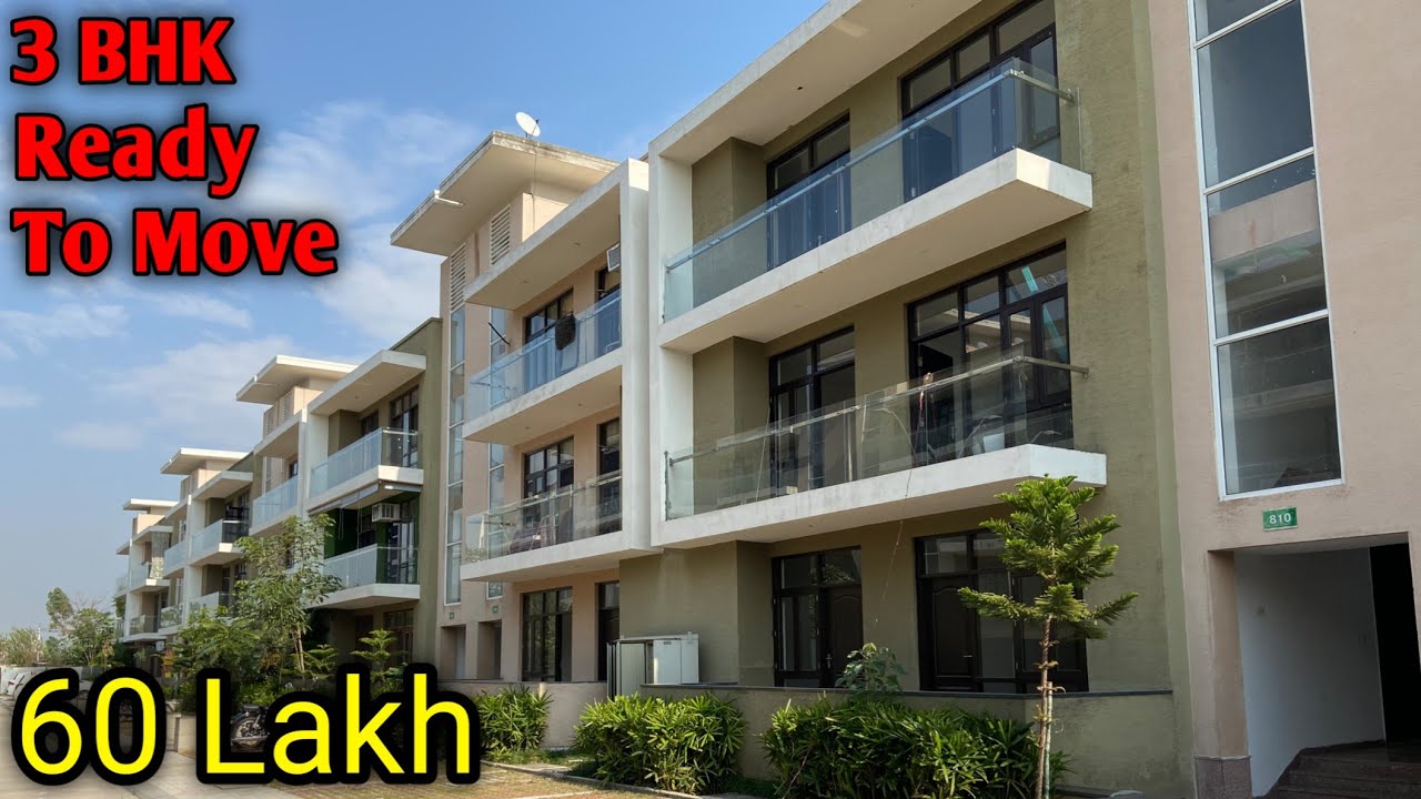1725 Sq.ft 3BHK+servant room, Omaxe Cassia Floor's,G+2 Floor's,New ...