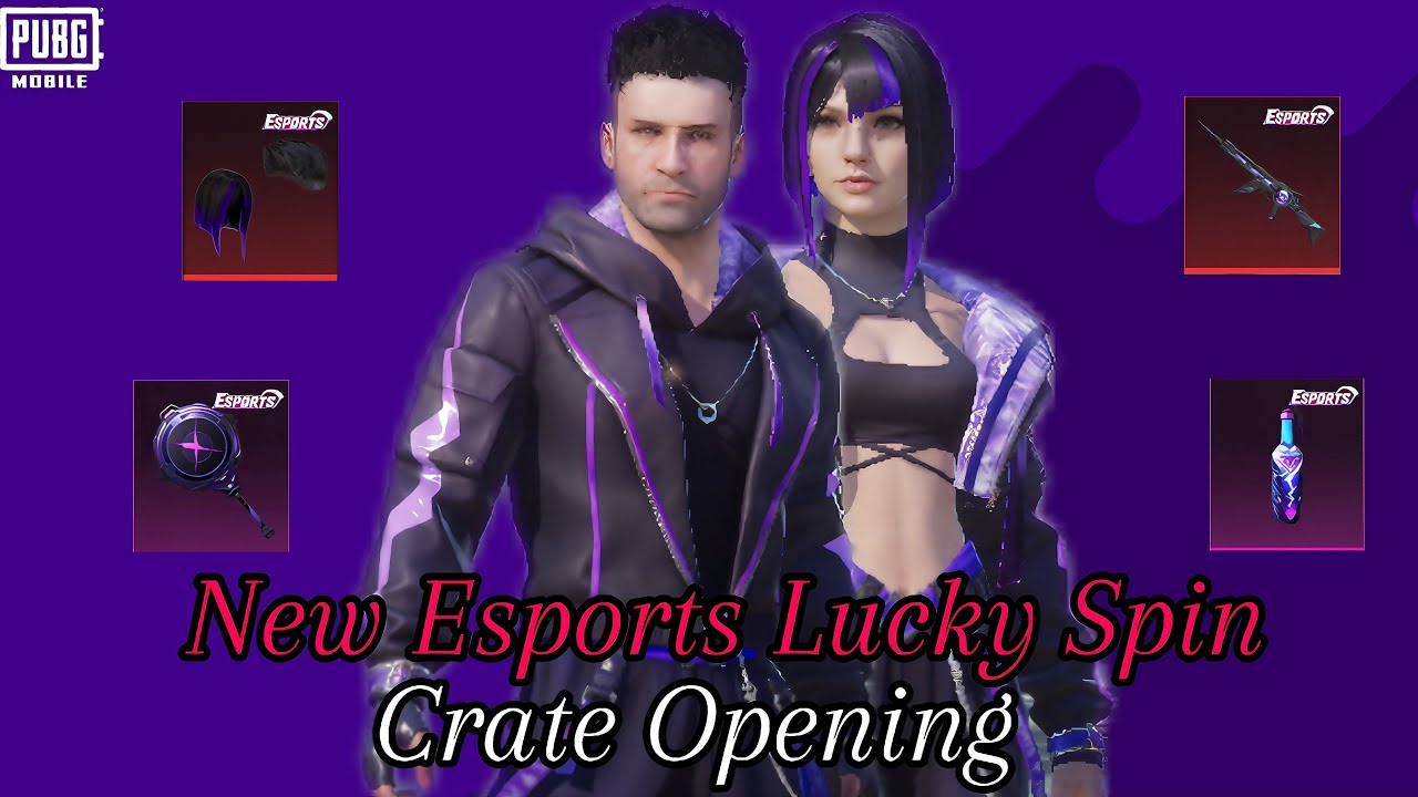 New Esports Lucky Spin Crate Opening | Violet Thunder Set | Violet ...