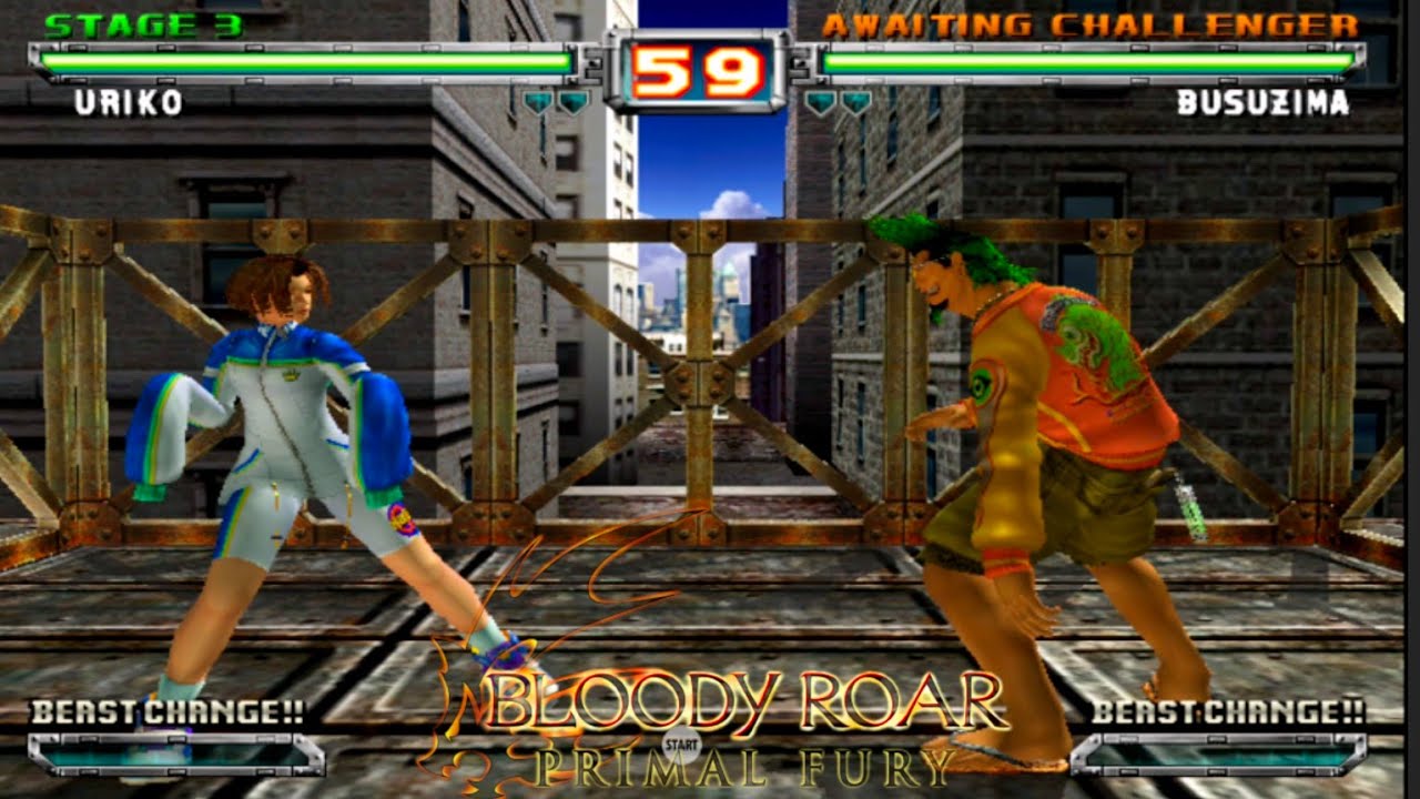 Bloody Roar _ Bloody Roar: Primal Fury (URIKO Hardest Fight) Android Offline Gameplay {Game Cube ...