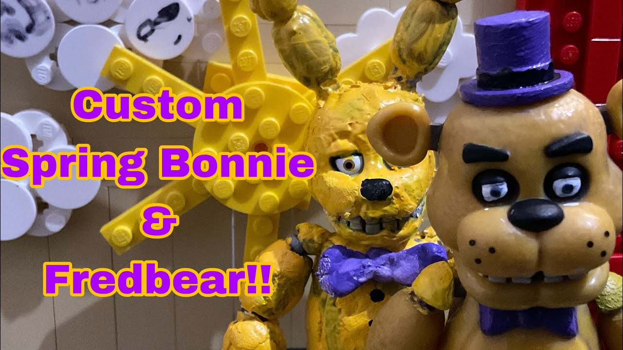 Custom spring Bonnie and fredbear funko figures! - YouTube