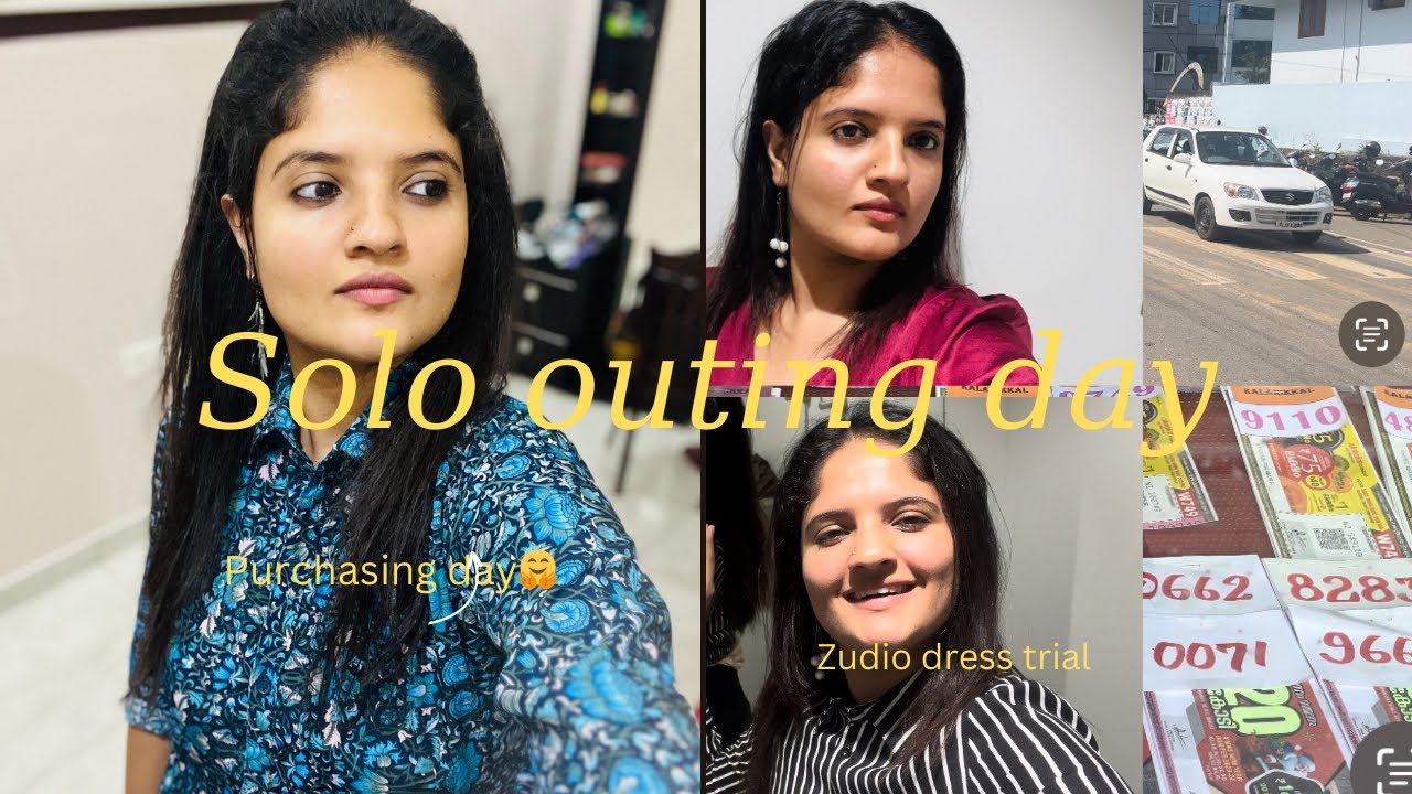 Vlog-39|solo outing day|purchasing day|zudio|food🥰 - YouTube
