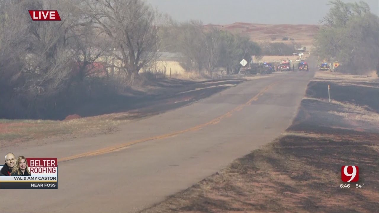 Val & Amy Castor Provide Update On Foss Grass Fire - YouTube