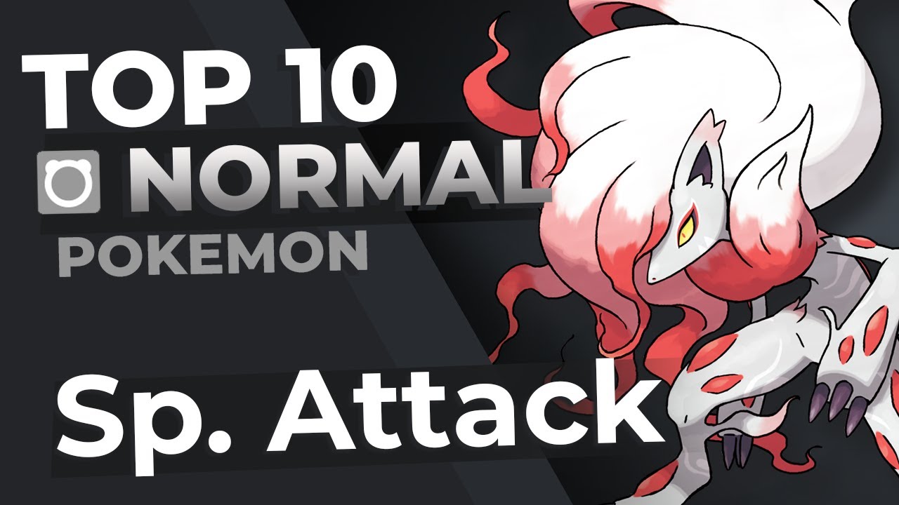 Top 10 Normal Pokemon - Highest Special Attack - YouTube
