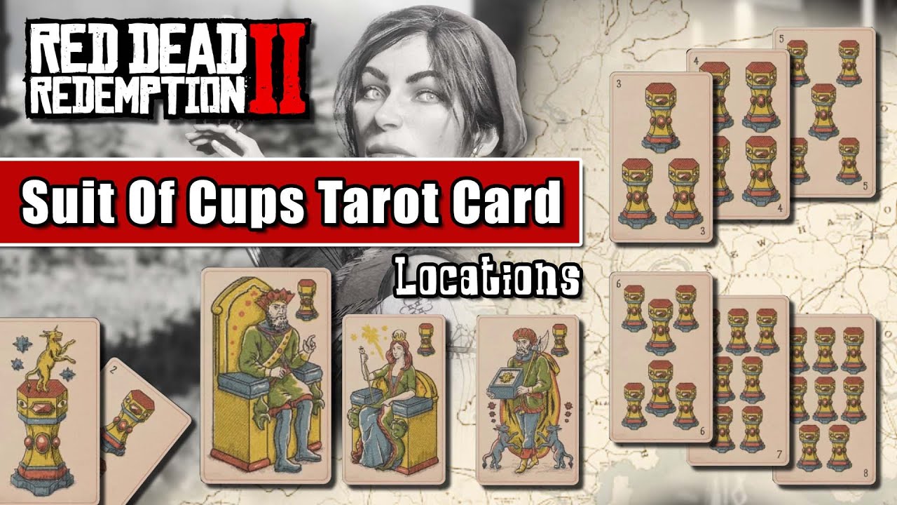 Red Dead Online | Suit of Cups Tarot Cards Locations | Collector Role ...