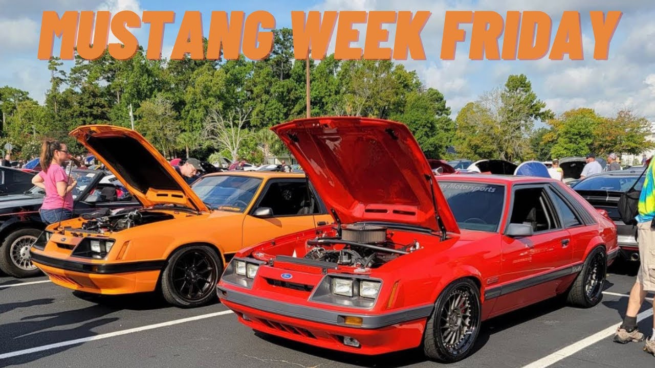 MUSTANG WEEK Friday: Convention Center and introducing @LALAFOX92 - YouTube