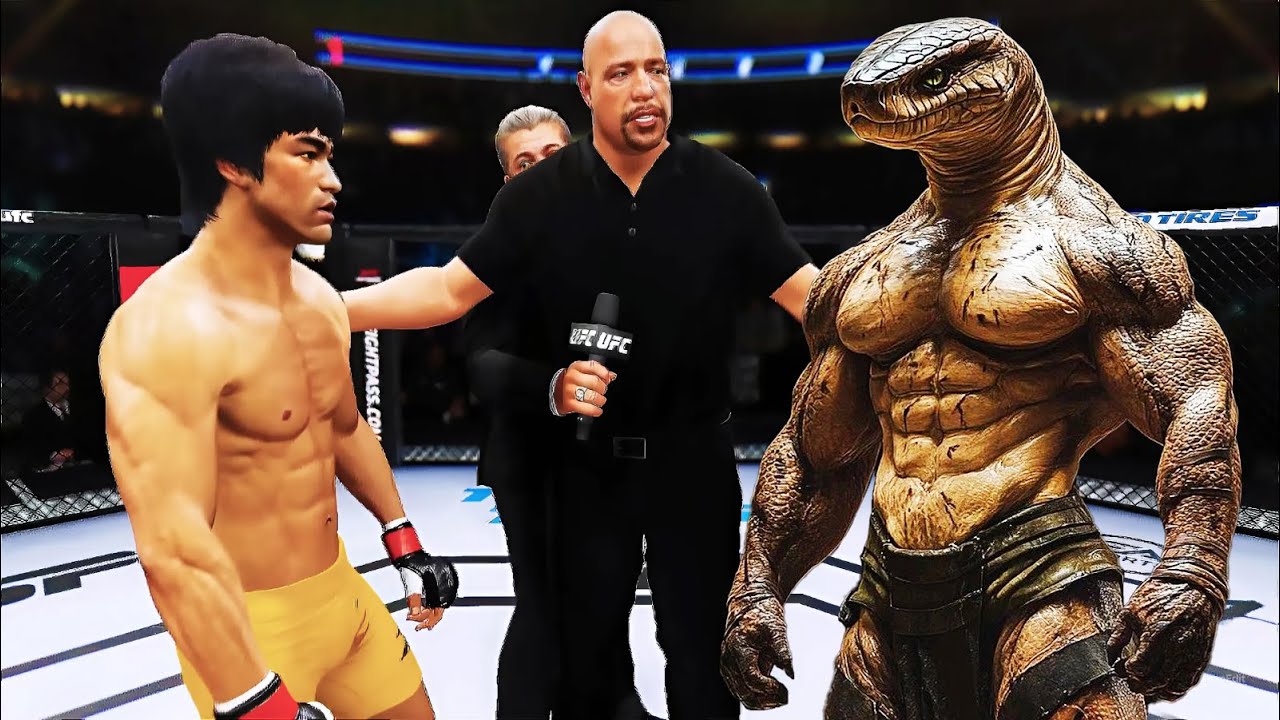 UFC 4 | Bruce Lee vs. Ancient Snake (EA Sports UFC 4) - YouTube