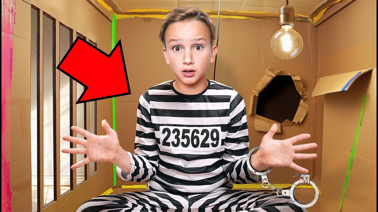 Vlad Escapes from the CARDBOARD PRISON part 2 - YouTube