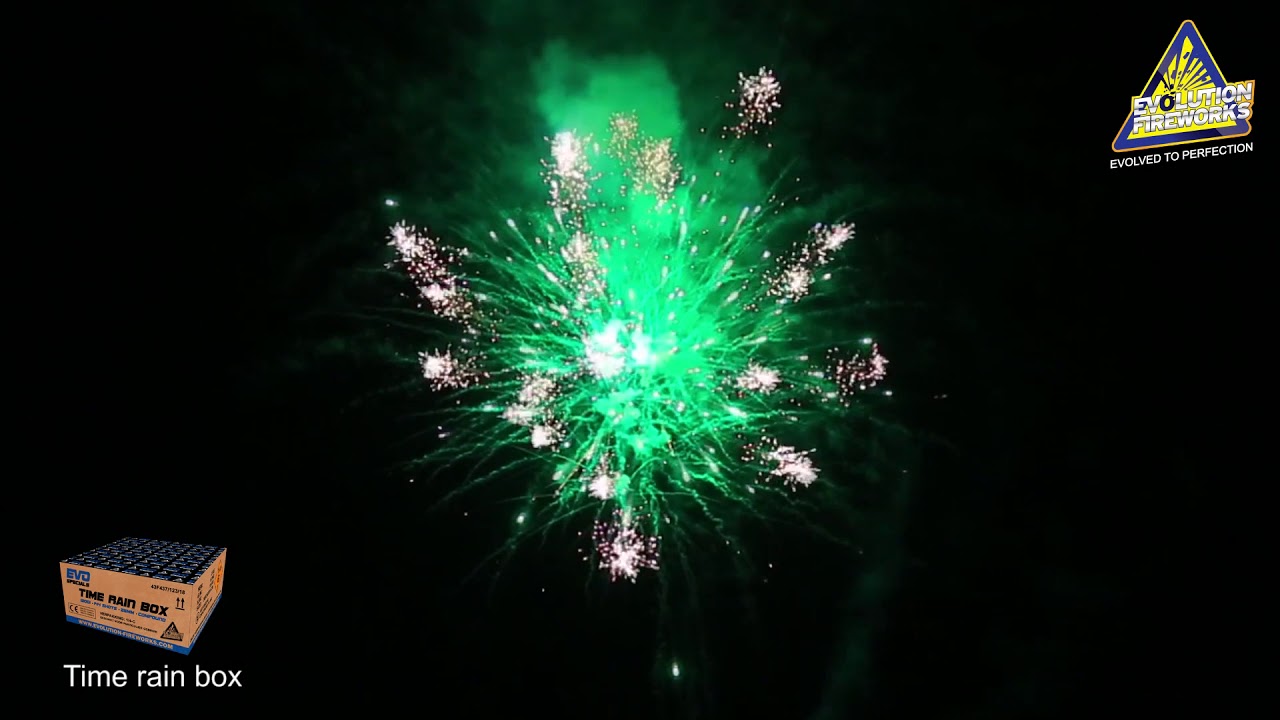 12001 Time rain box Evolution Fireworks - YouTube