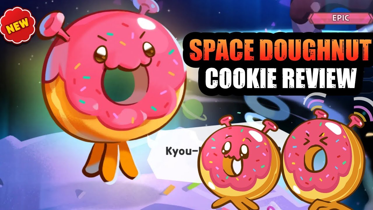 SPACE DOUGHNUT COOKIE REVIEW + TOPPING GUIDE !!! - COOKIE RUN KINGDOM ...