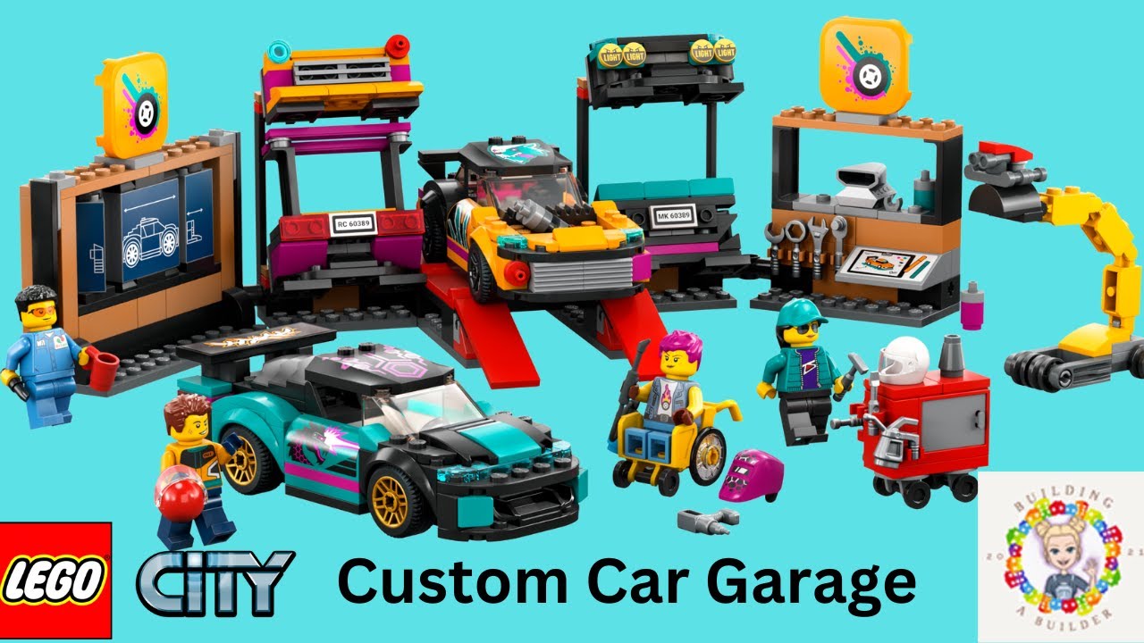 Custom Car Garage (60389) Speed Build - LEGO City - YouTube